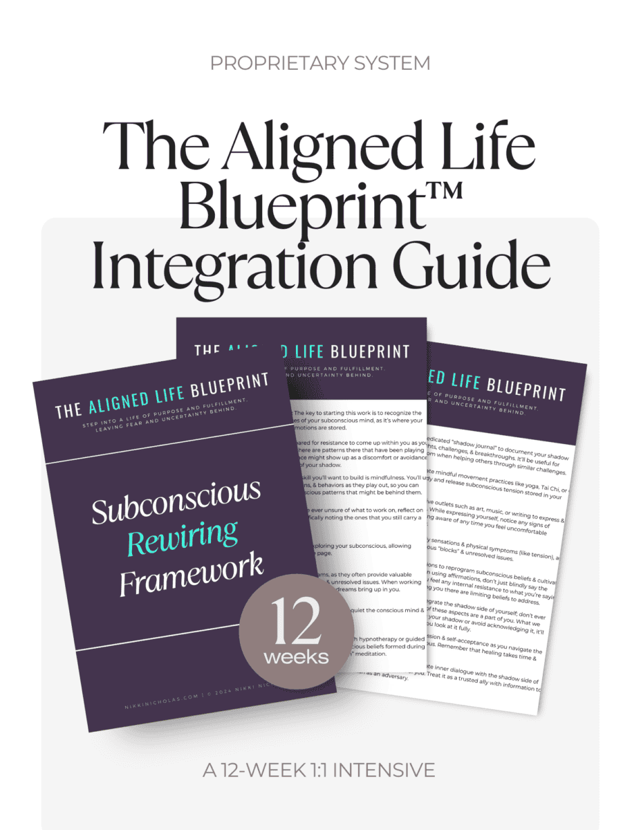 The Aligned Life Blueprint Program - Nikki Nicholas